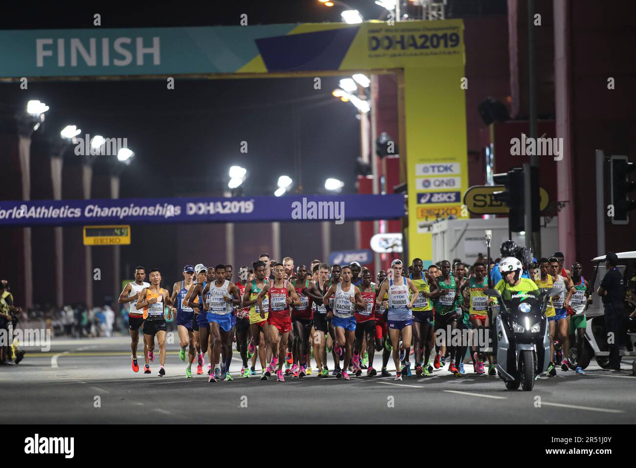 Image at the Doha 2019 World Athletics Championships Marathon Stock ...