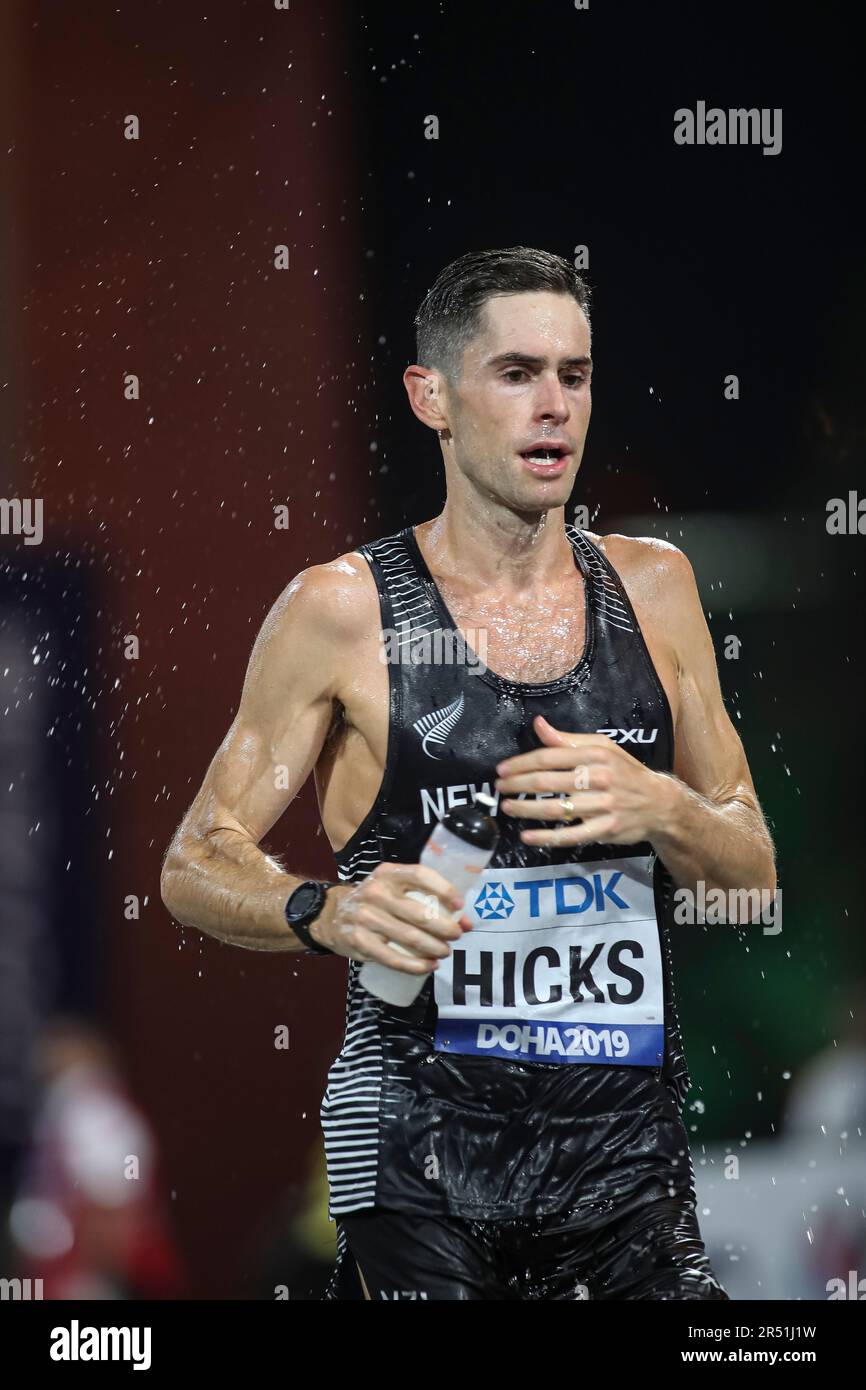 Malcolm HICKS participating in the Doha 2019 World Athletics ...