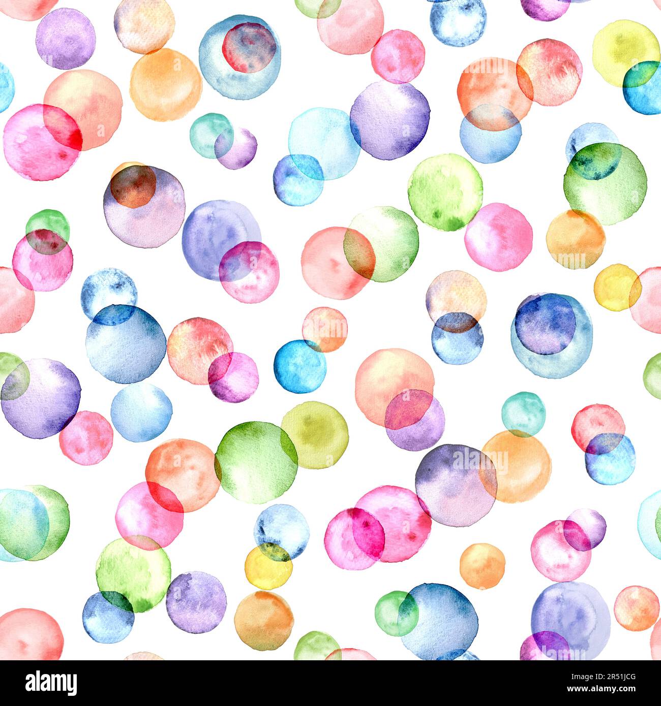 Abstract watercolor birthday party background. Hand drawn multicolor ...