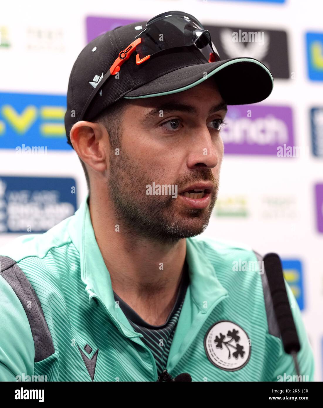 Ireland captain Andrew Balbirnie during a press conference at Lord's ...