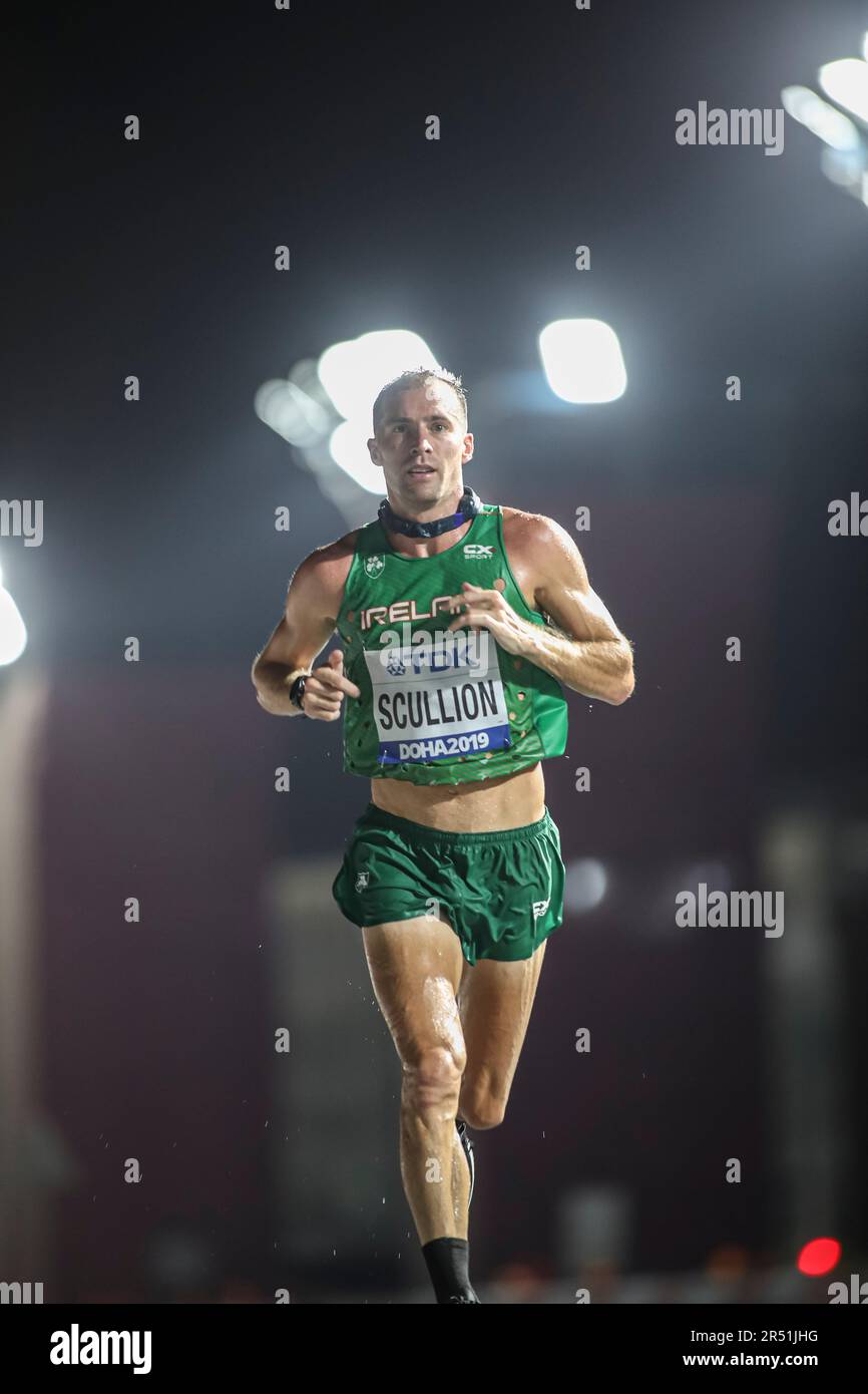Stephen SCULLION participating in the Doha 2019 World Athletics ...