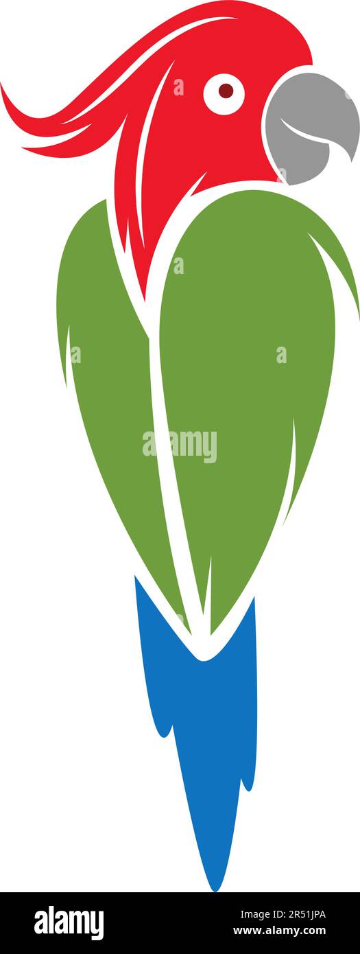 Parrot logo icon design illustration Stock Vector Image & Art - Alamy