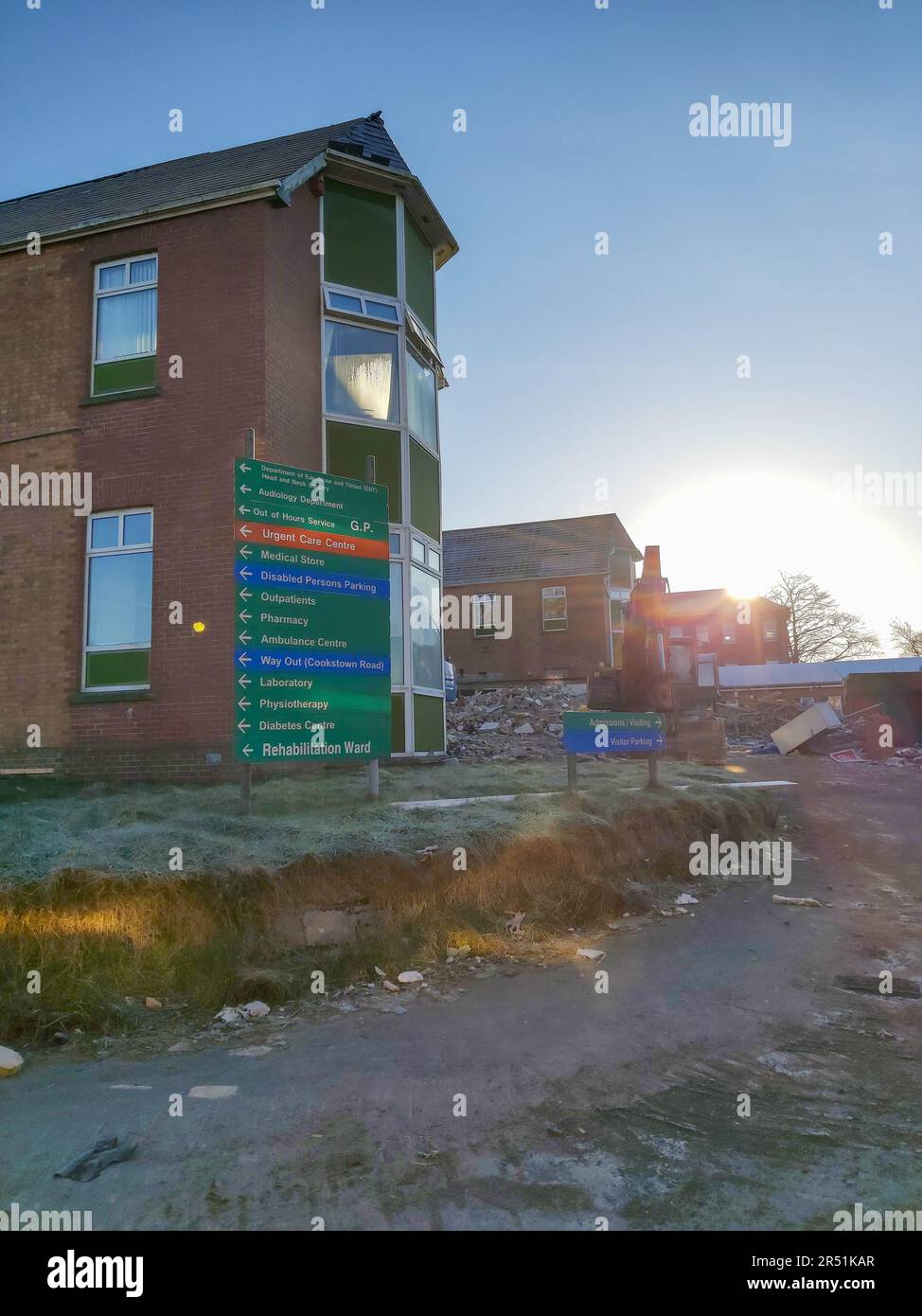 The exterior of the hospital. OMAGH, NORTHERN IRELAND: CREEPY IMAGES of ...