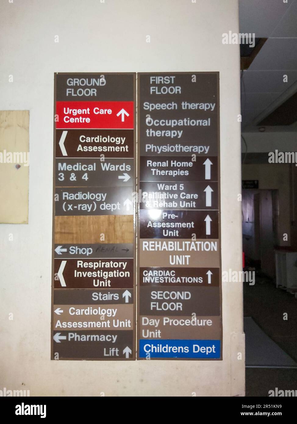 The direction signs. OMAGH, NORTHERN IRELAND: CREEPY IMAGES of a ...