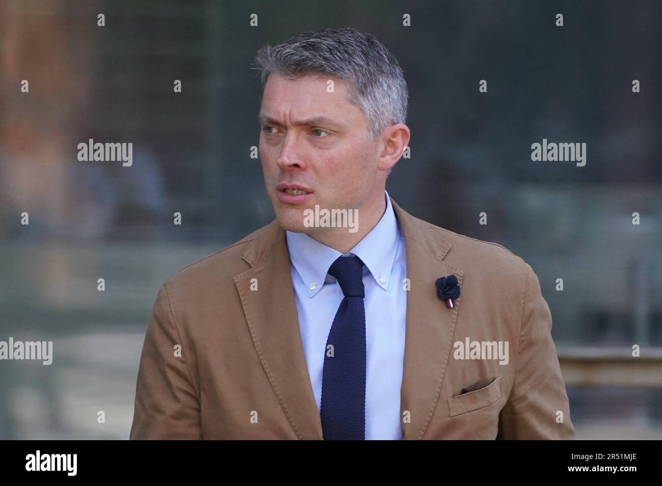 Adam Smyth, Director of BBC Northern Ireland, at the Office of the ...