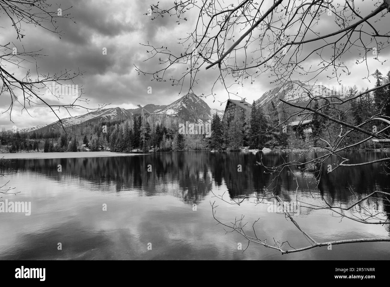 Strbske pleso Black and White Stock Photos & Images - Alamy