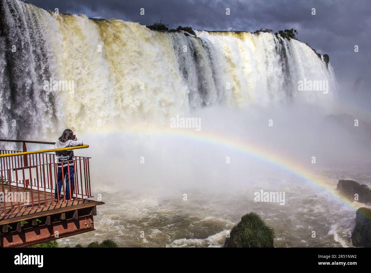 Iguazu Falls, waterfalls, Argentina, Brazil Stock Photo - Alamy