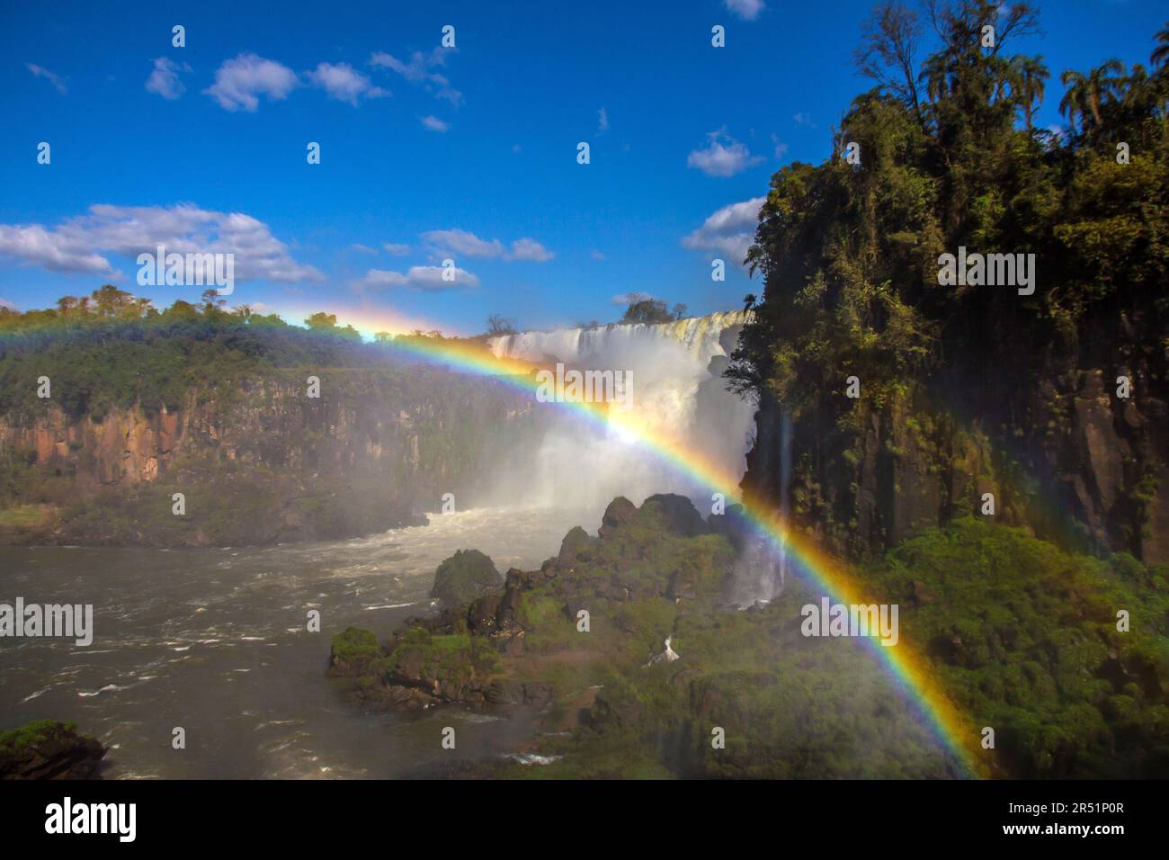 Iguazu Falls, waterfalls, Argentina, Brazil Stock Photo - Alamy