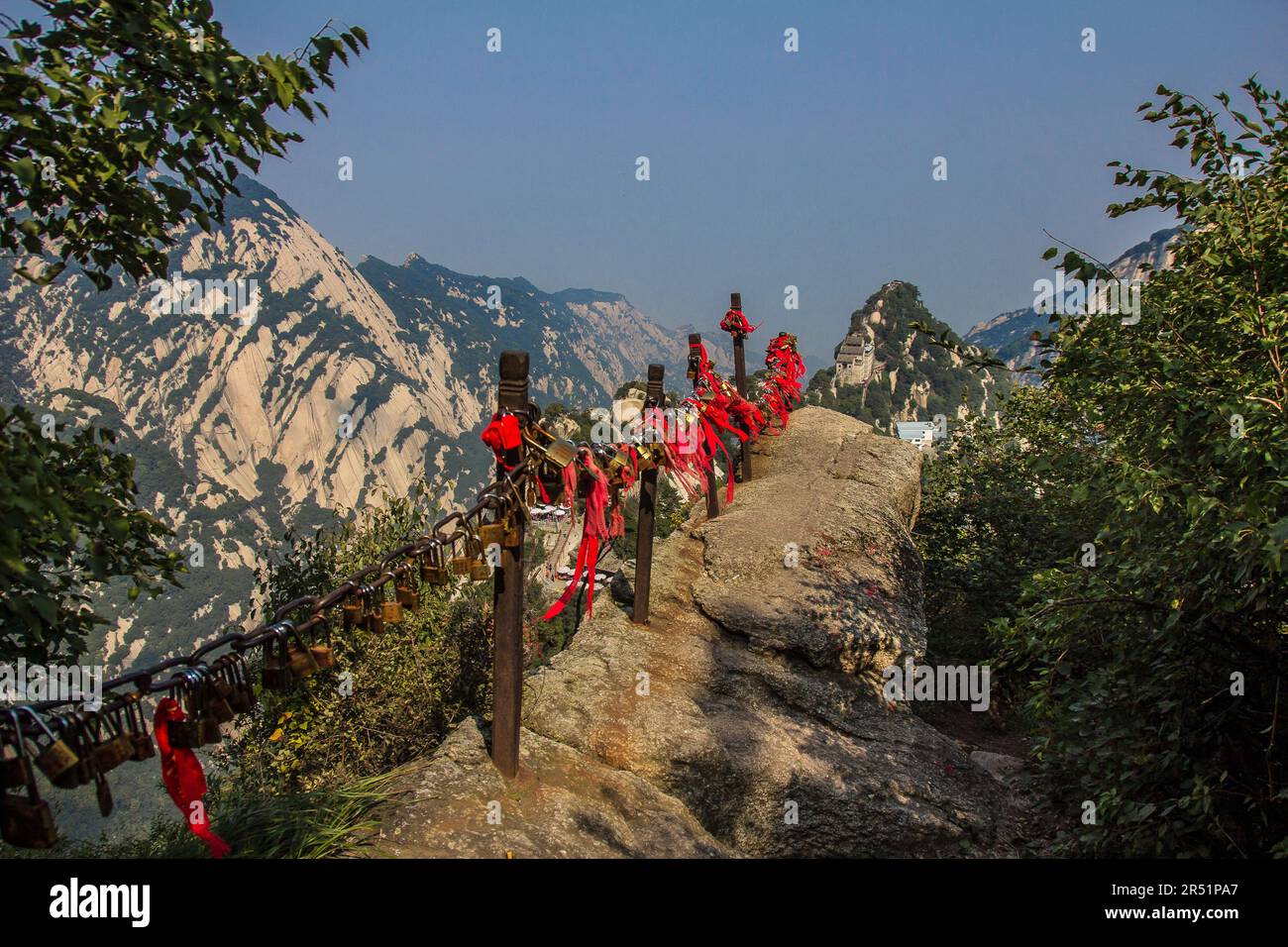 sacred mountain of Huashan, China Stock Photo - Alamy