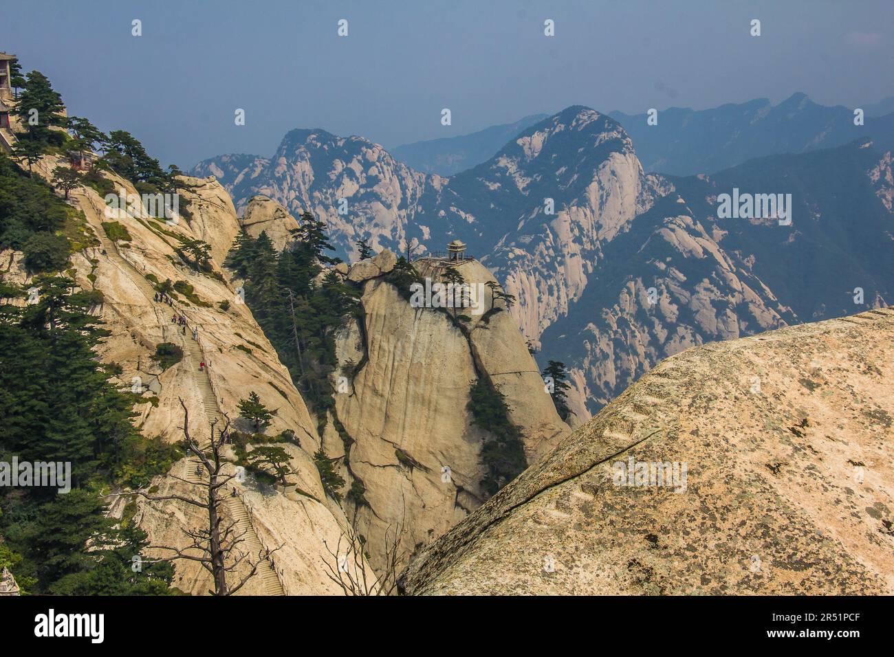 sacred mountain of Huashan, China Stock Photo - Alamy