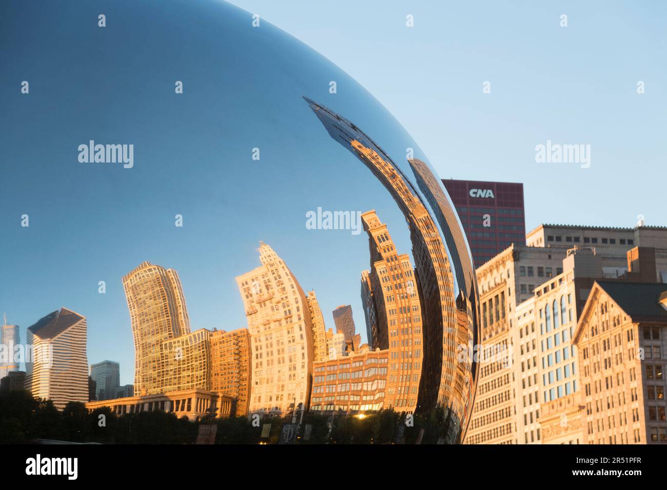 USA, Illinois, Chicago, the "Bean", aka Cloud Gate, by Anish Kapoor at ...