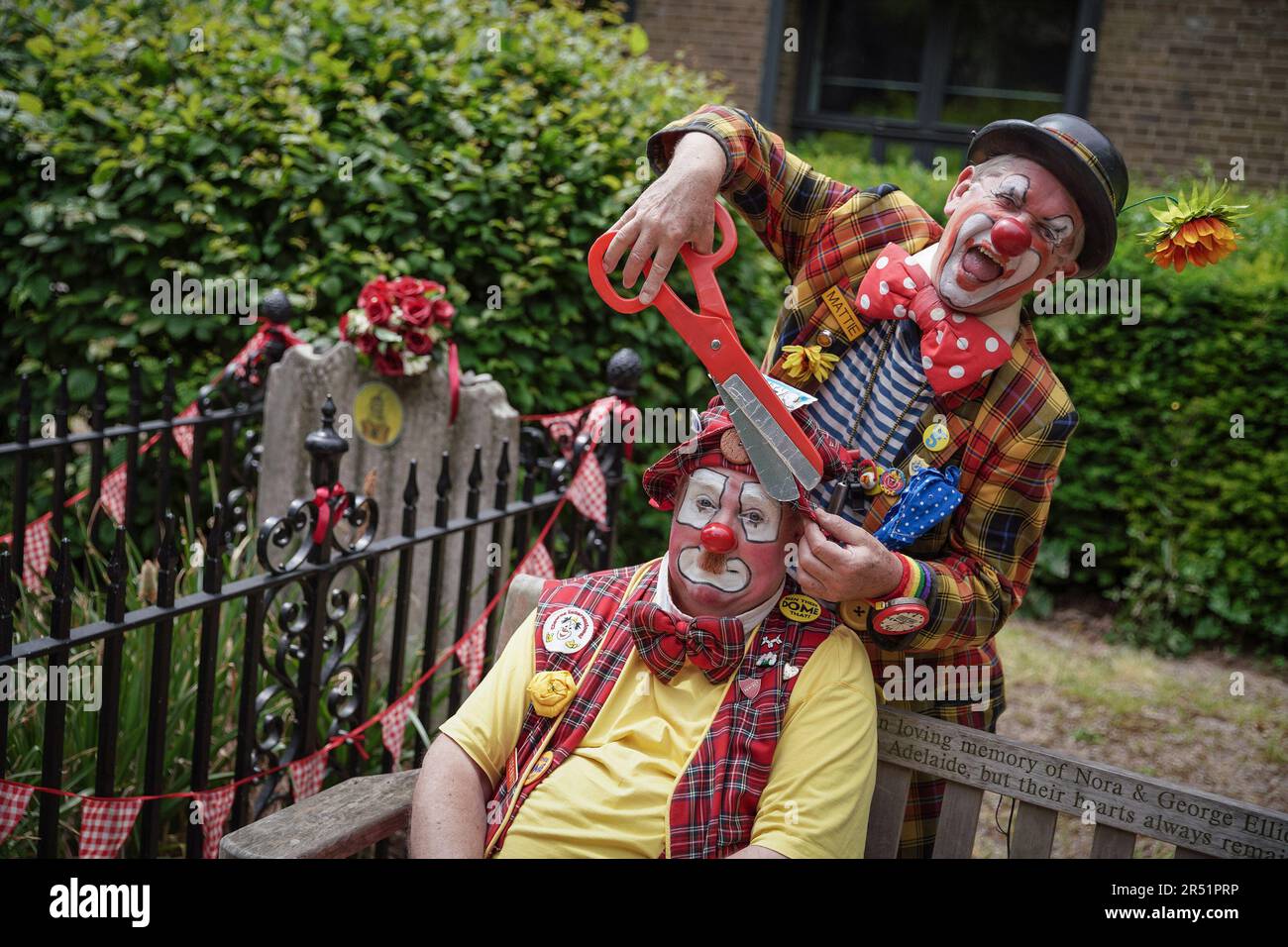 London, UK. 31st May 2023. Annual Joseph Grimaldi memorial day held at ...
