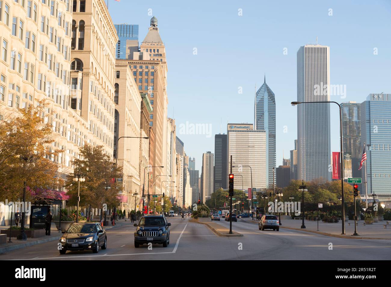 Chicago usa looking north hi-res stock photography and images - Alamy