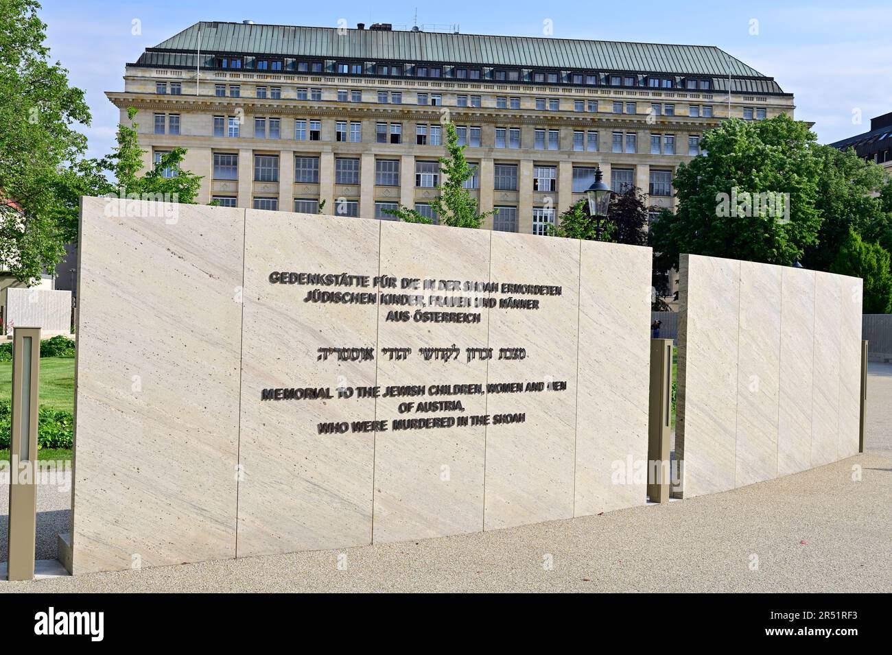 Vienna, Austria. Memorial for the Jewish children, women and men from ...