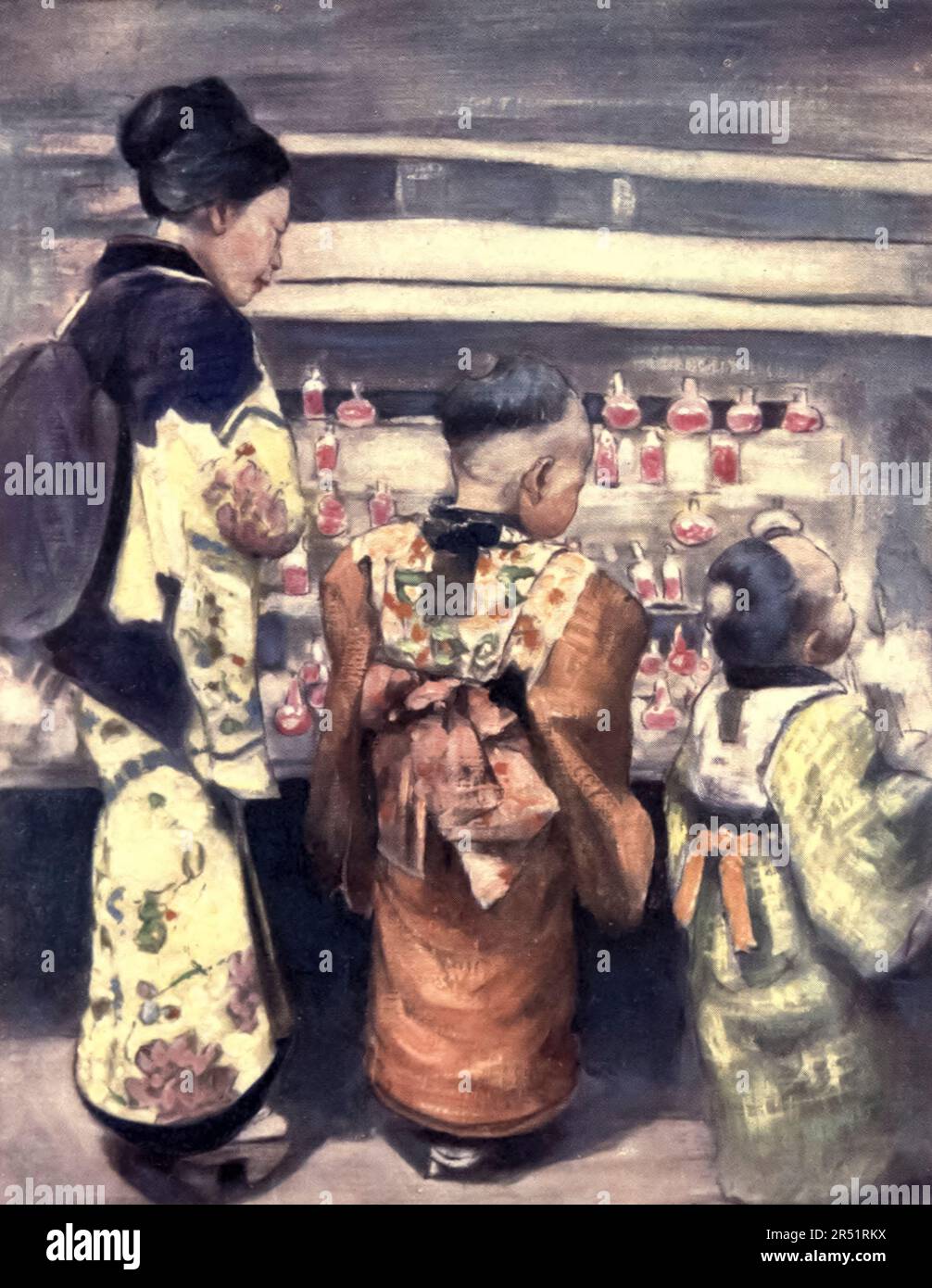Sugar- water Stall from the book ' Japan : a record in colour ...