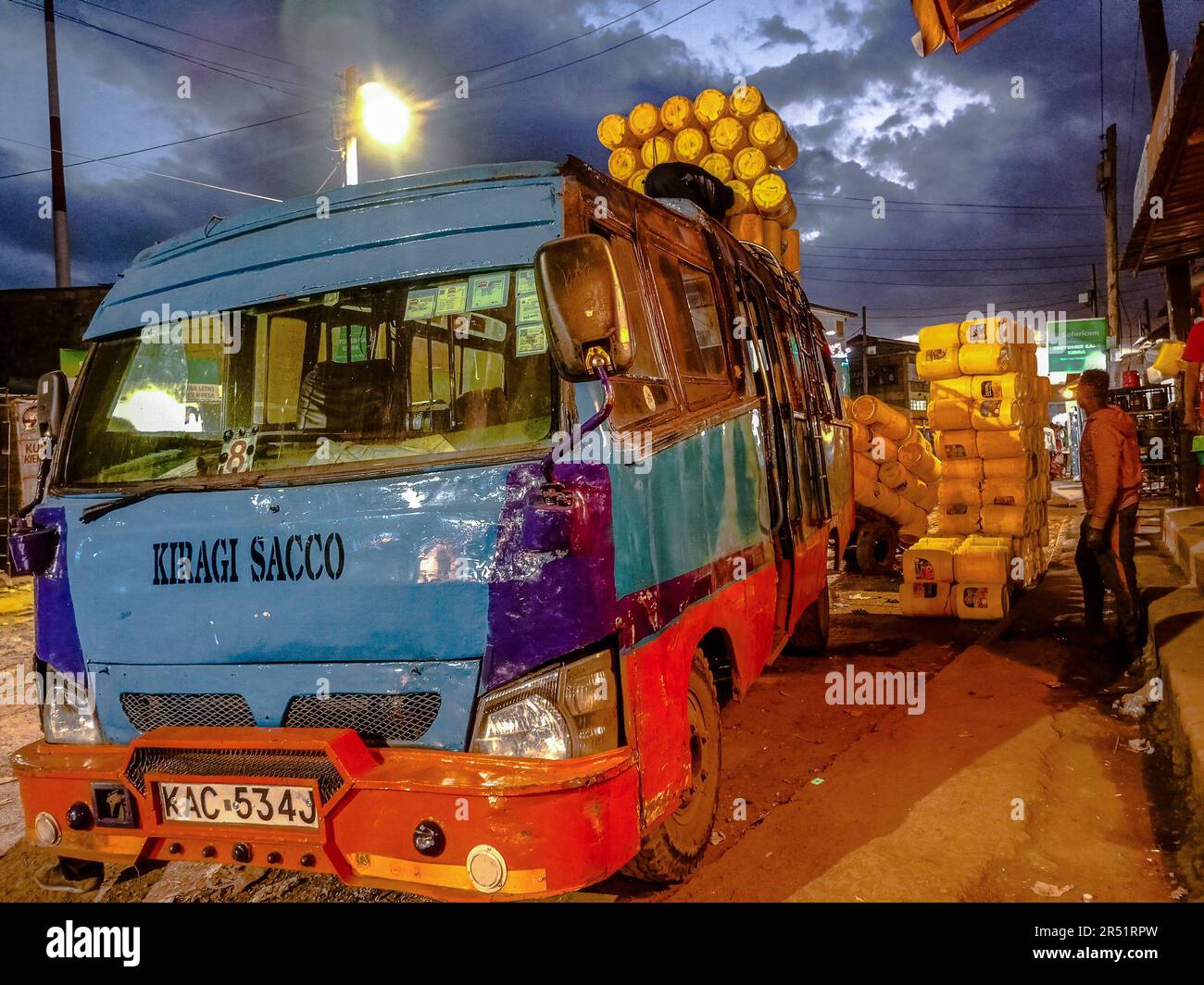 Bus reduces pollution hi-res stock photography and images - Alamy