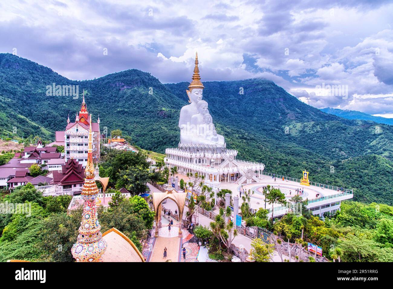 Beautiful temple is name Wat Phasornkaew . Located in Khao Kho, Phetchabun province northern of ...