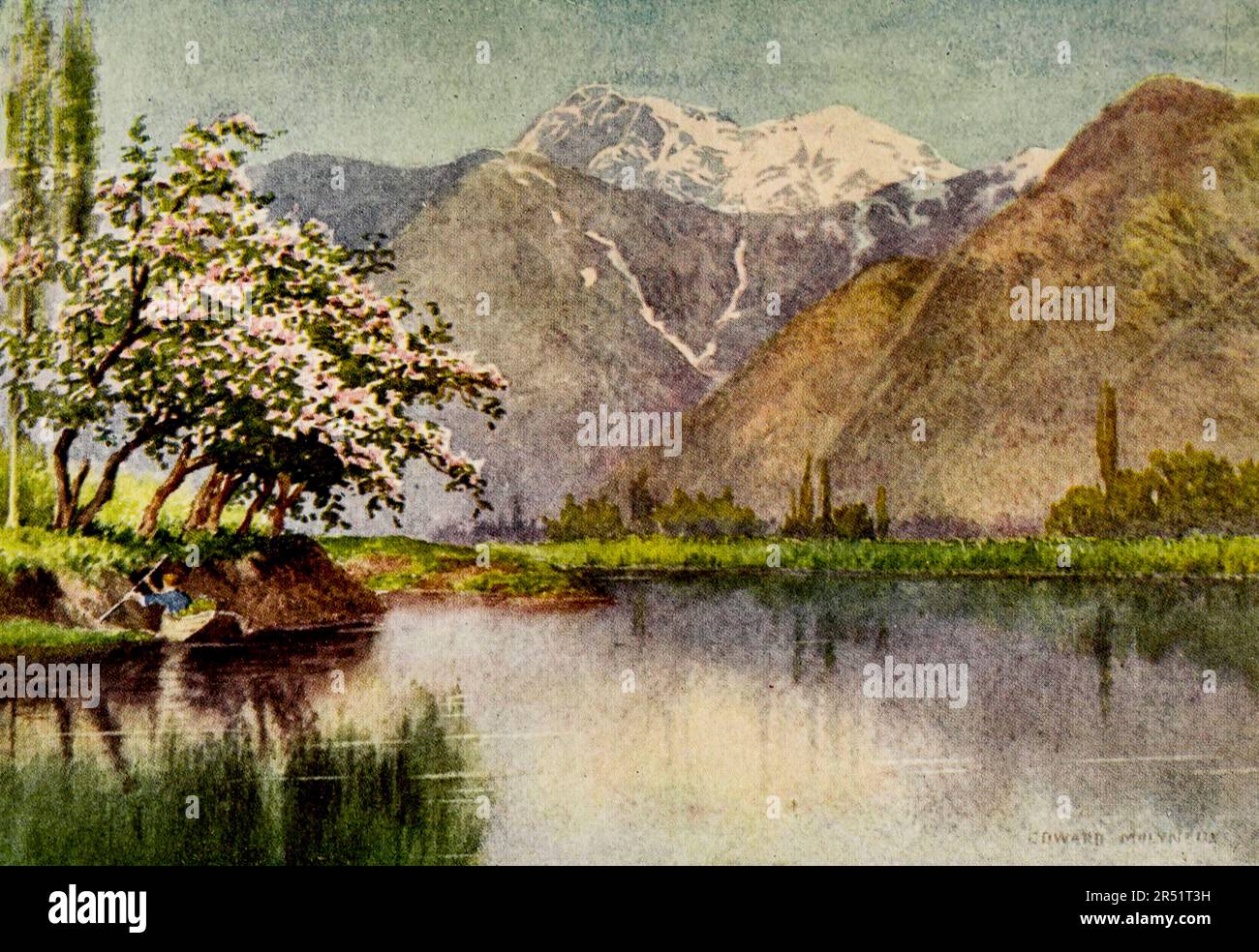 Kotwal from near the Dal Darwaza painted by Major Edward Molyneux from ...