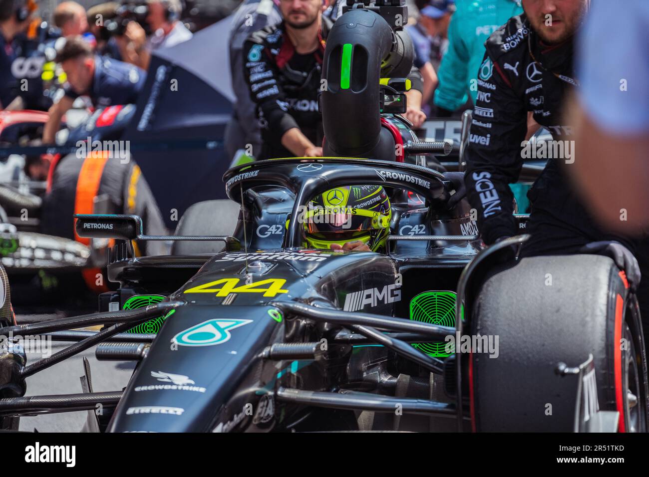 Monte-Carlo, Monaco, Circuit de Monaco, 28.May.2023: Lewis Hamilton ...