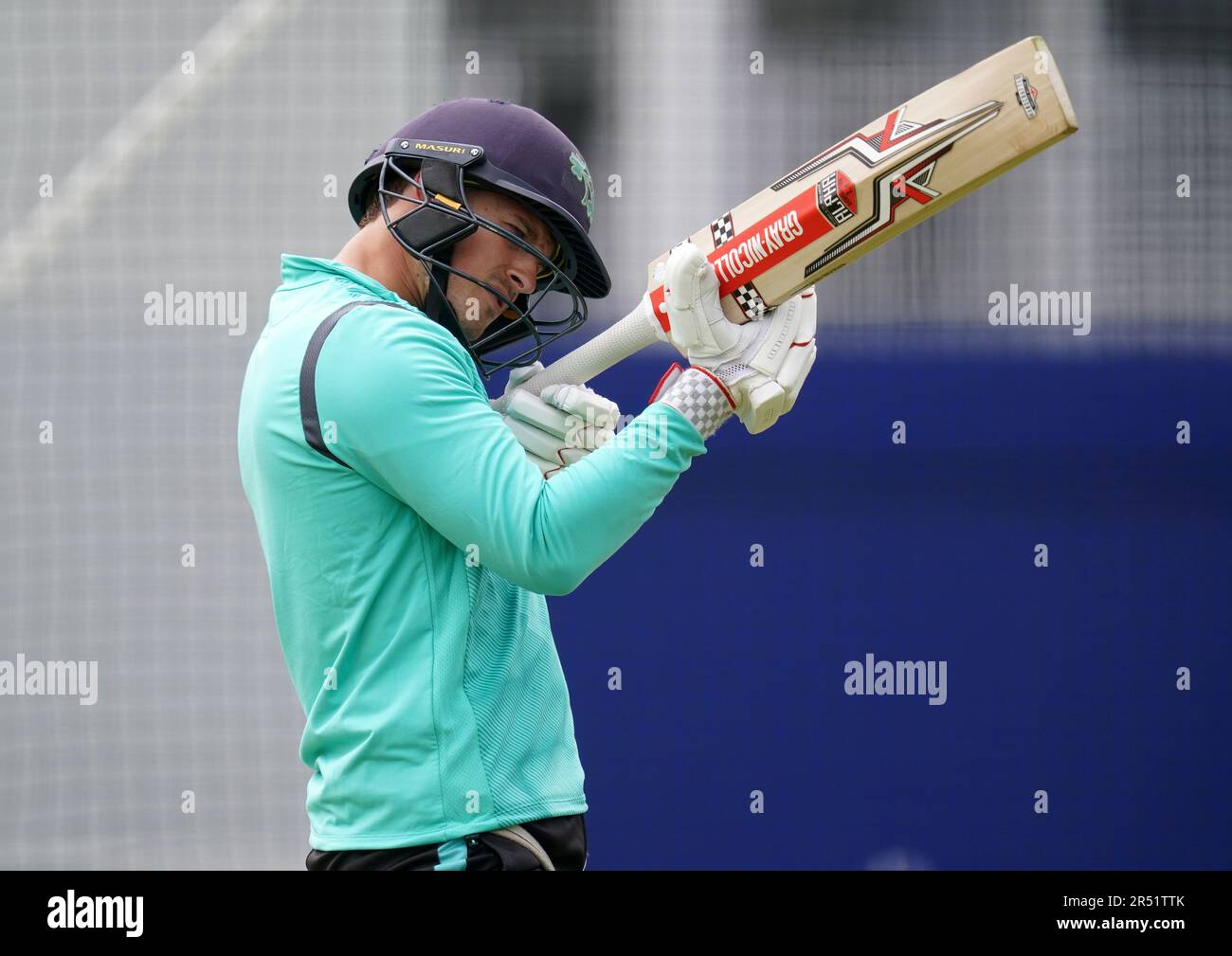 Ireland's James McCollum during the nets session at Lord's Cricket ...
