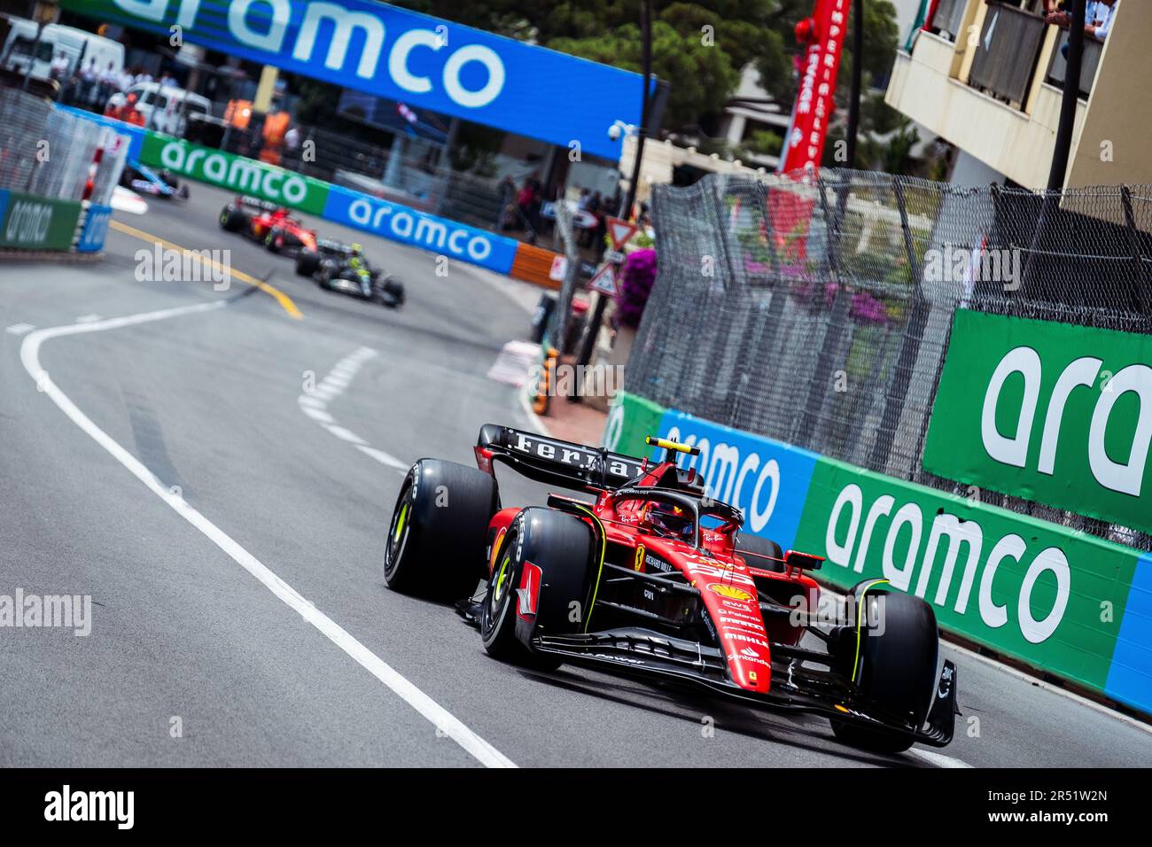Monte-Carlo, Monaco, Circuit de Monaco, 28.May.2023: Carlos Sainz, Ferrari F1 driver during the ...