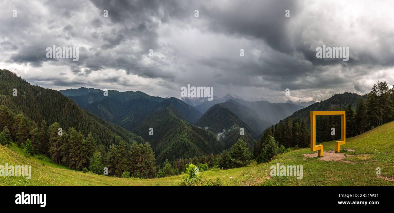Georgia main popular tourist attractions Stock Photo - Alamy