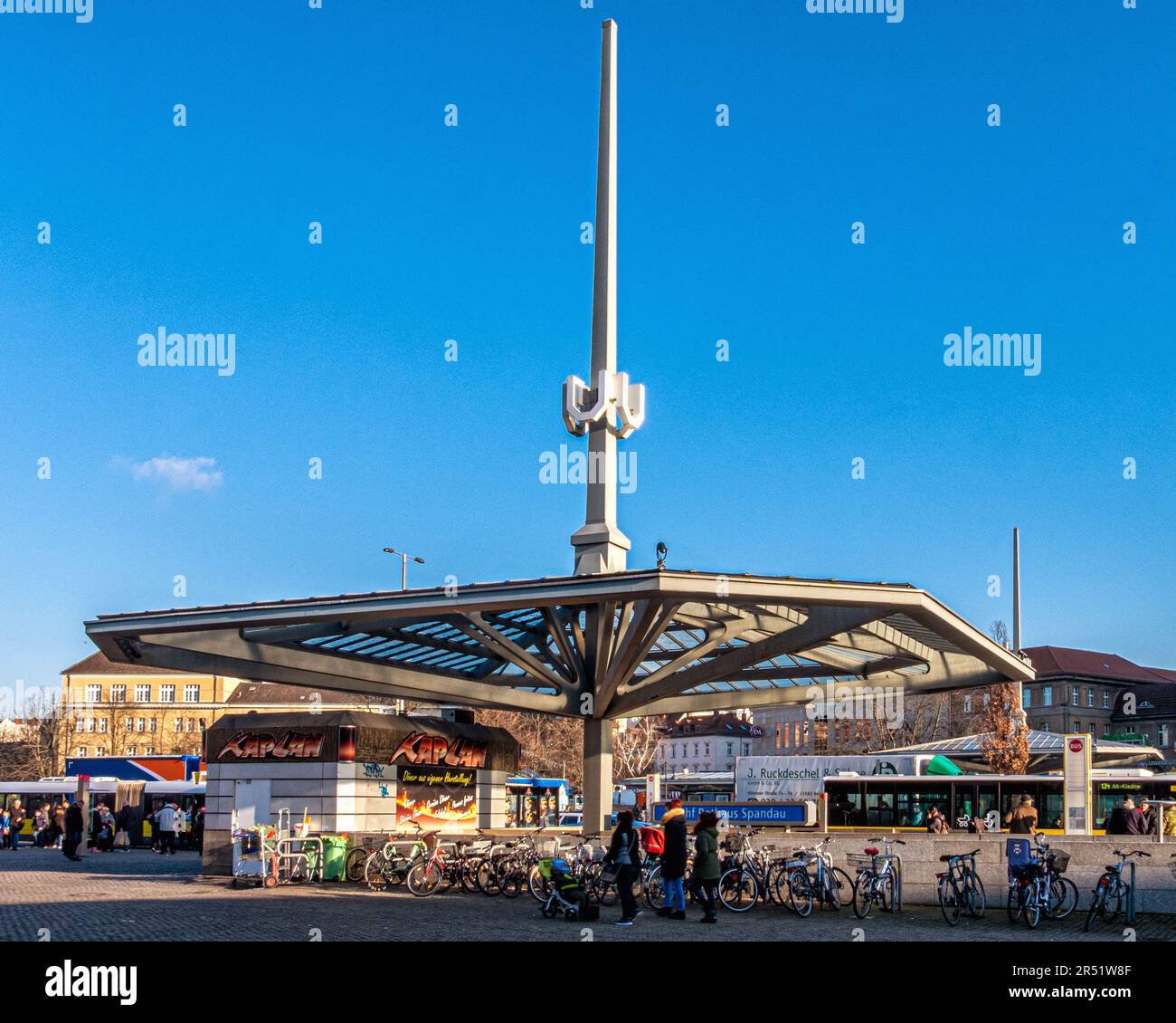 U rathaus spandau underground u bahn railway station hi-res stock ...