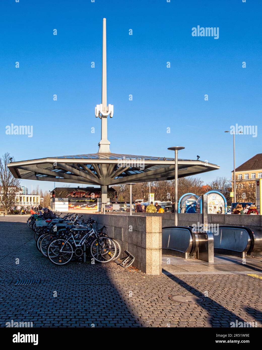 U rathaus spandau underground u bahn railway station hi-res stock ...