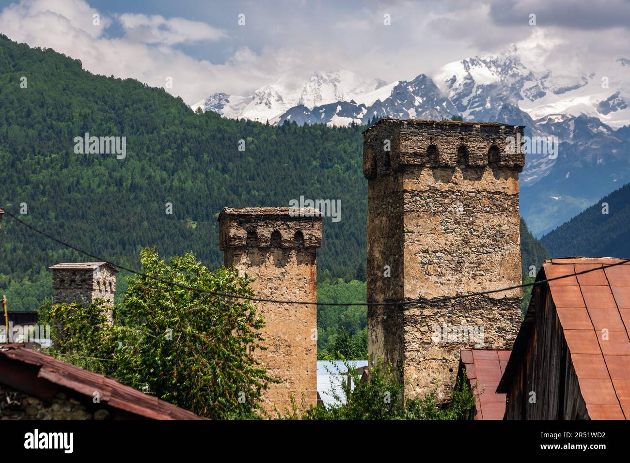 Georgia main popular tourist attractions Stock Photo - Alamy