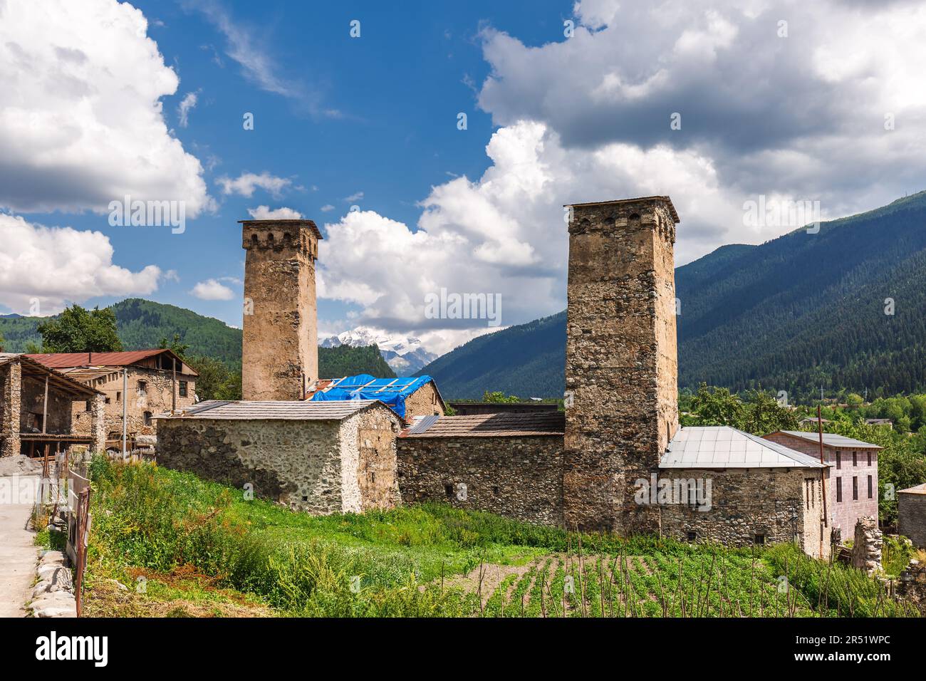 Georgia main popular tourist attractions Stock Photo - Alamy