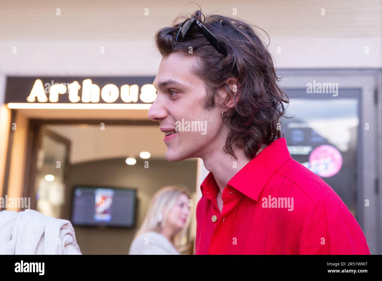 Rome, Italy. 30th May, 2023. Actor Matteo Oscar Giuggioli attends the ...