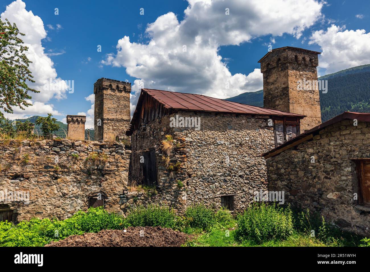 Georgia main popular tourist attractions Stock Photo - Alamy