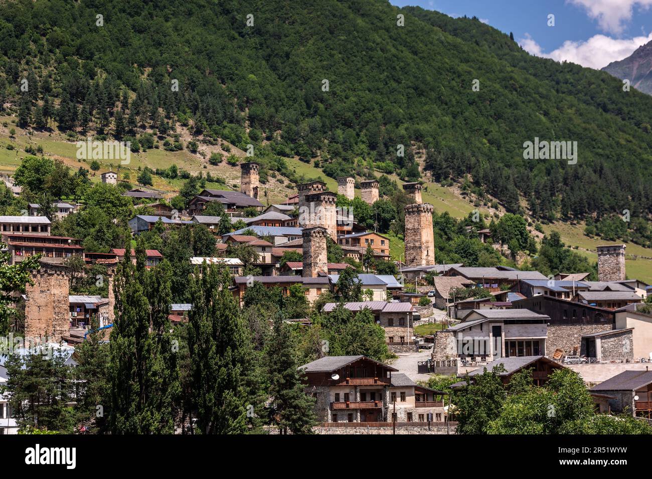 Georgia main popular tourist attractions Stock Photo - Alamy