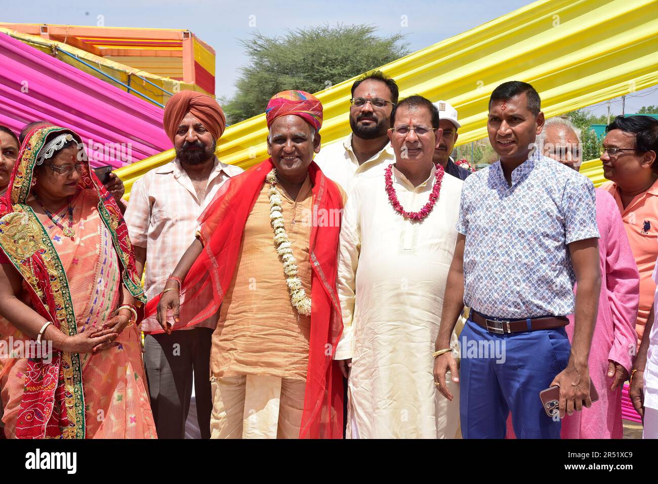 Bikaner, Rajasthan, India. 29th May, 2023. Shri Akhil Bhartiya Mahamandaleshwar, Shri Sarju Das ...