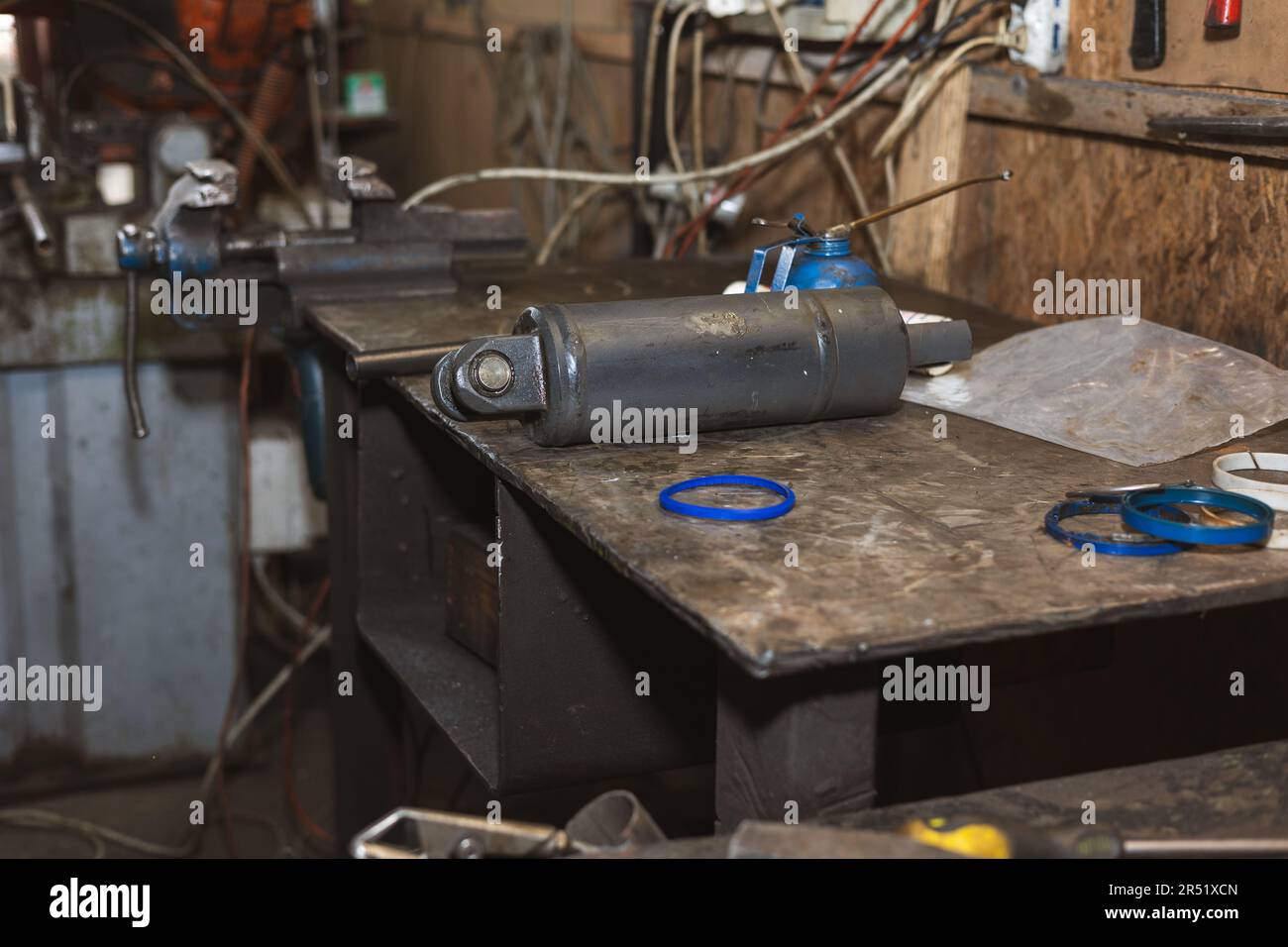 Tractor repair shop hi-res stock photography and images - Alamy