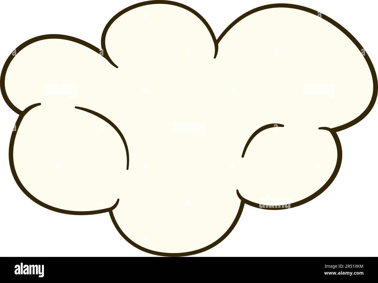 Flat cartoon weather illustration Stock Vector Images - Alamy