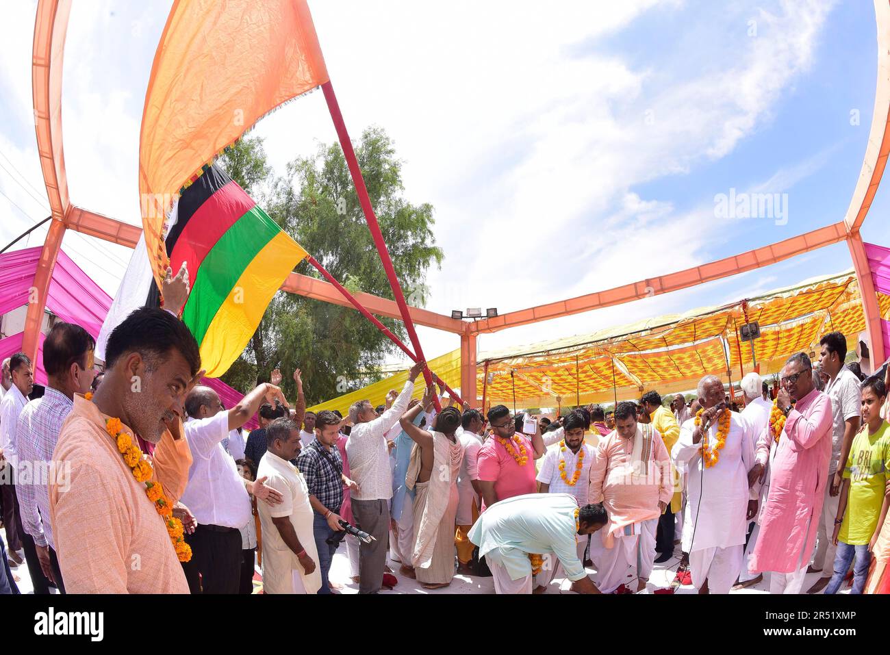 Bikaner, Rajasthan, India. 29th May, 2023. Shri Akhil Bhartiya Mahamandaleshwar, Shri Sarju Das ...