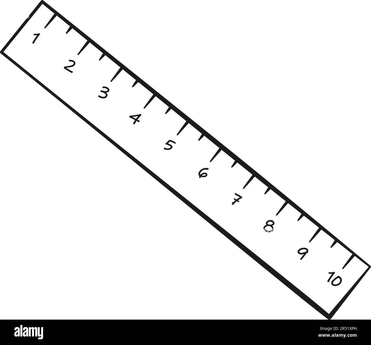 Cartoon ruler hi-res stock photography and images - Alamy