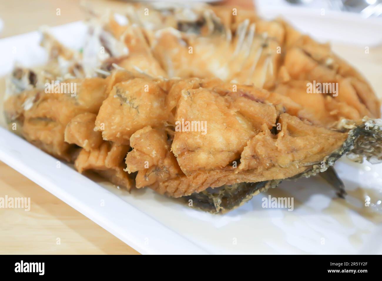 deep fried fish, deep fried bass or fried striped bass or fried Snapper ...