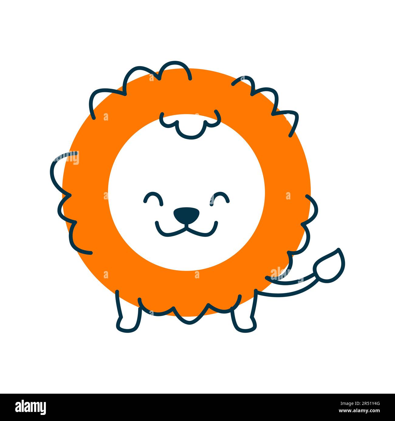 Cute Lion Vector