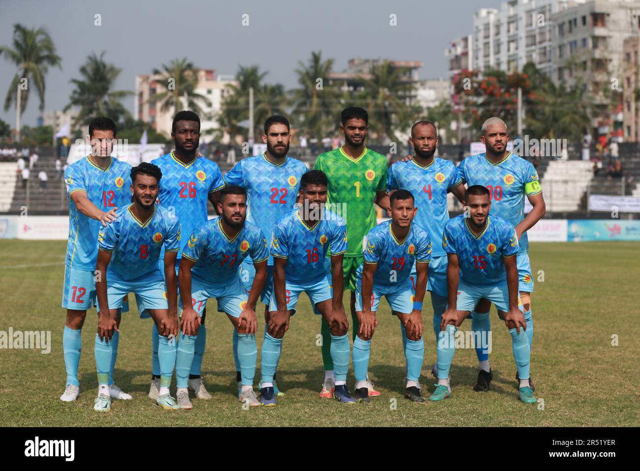 Best eleven member of Abahani Limited group photo as The Mohammedan ...