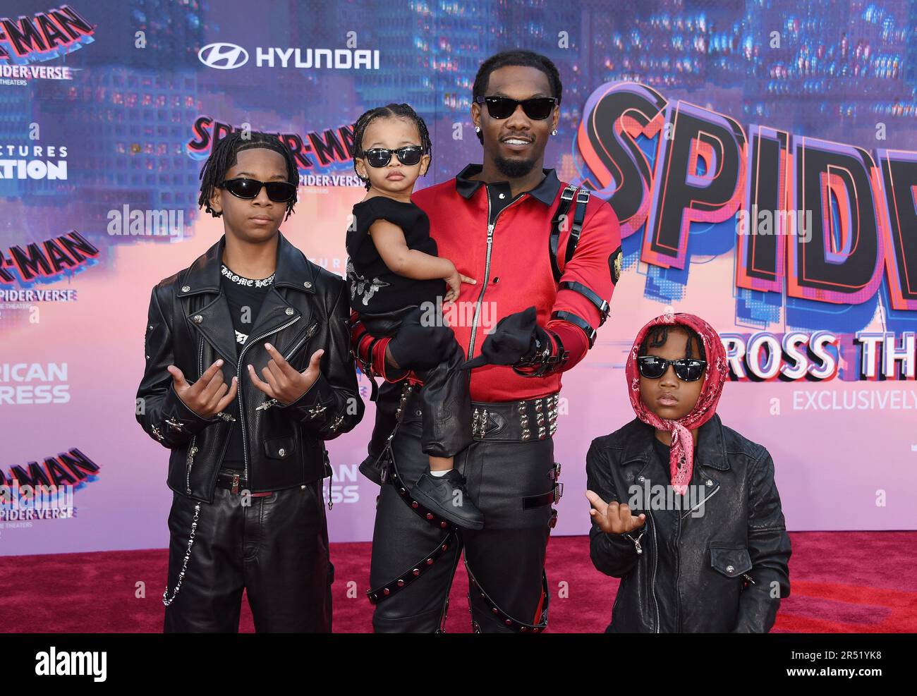 Los Angeles, USA. 30th May, 2023. Offset, Wave, Kody and Jordan ...