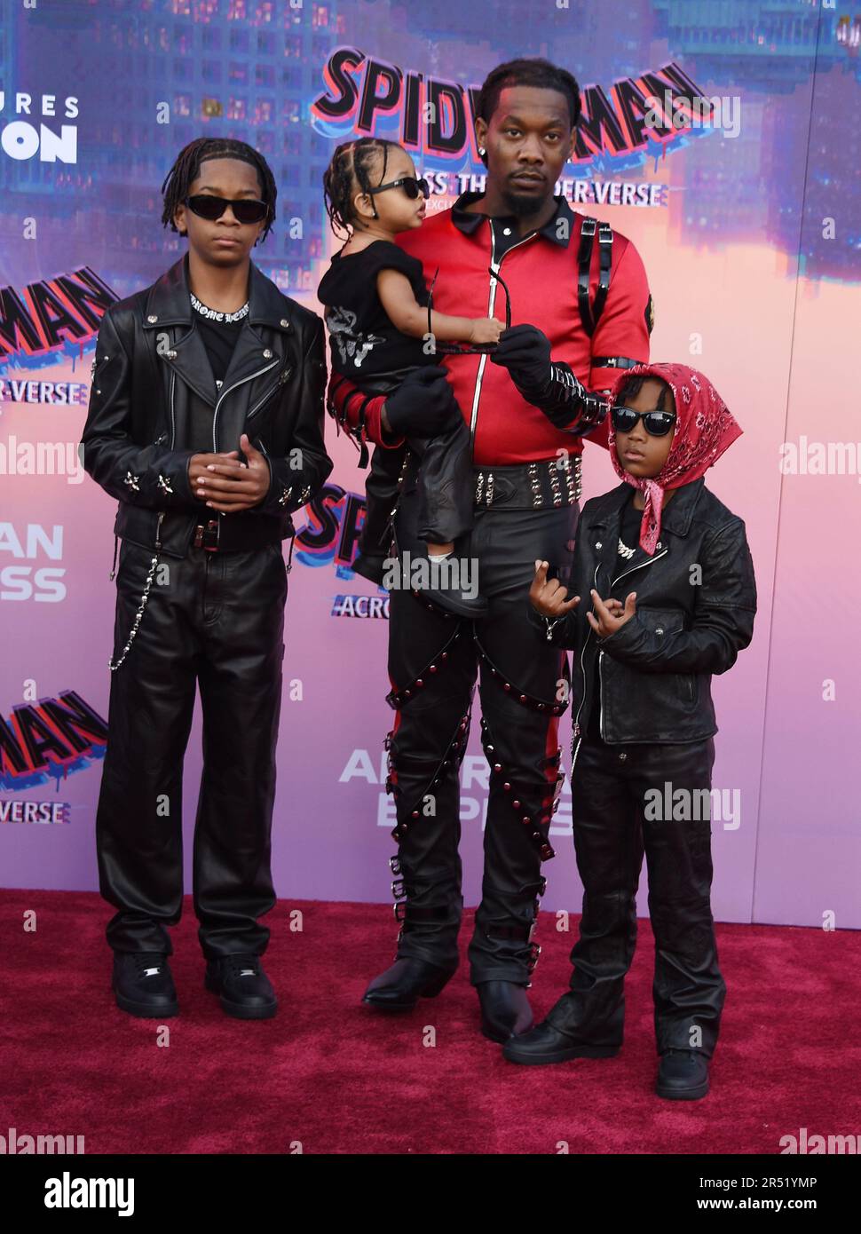 Los Angeles, USA. 30th May, 2023. Offset, Wave, Kody and Jordan ...