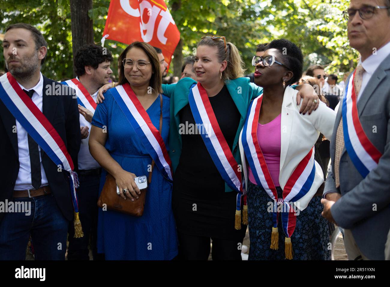 Paris, France. 31st May, 2023. French deputy and president of La France ...