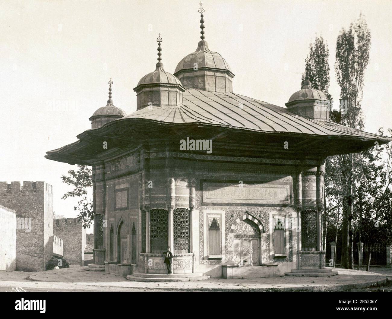 Brunnen, Fontaine de Sultan Ahmed, Konstantinopel, heute Istanbul, 1889 ...