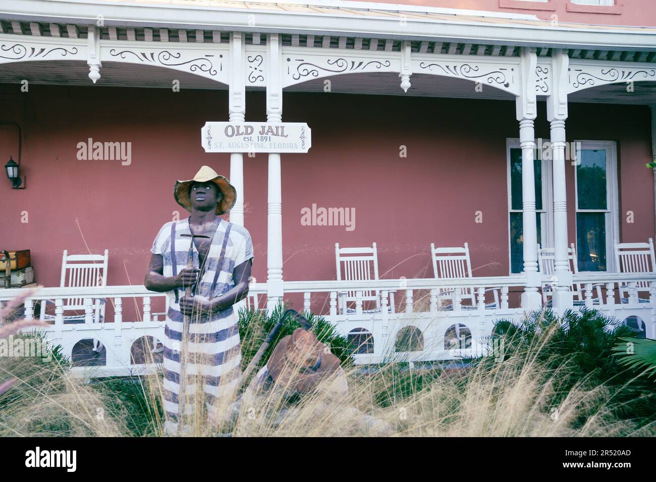 St. Augustine, Florida - December 28, 2022: Outside the Old Jail ...