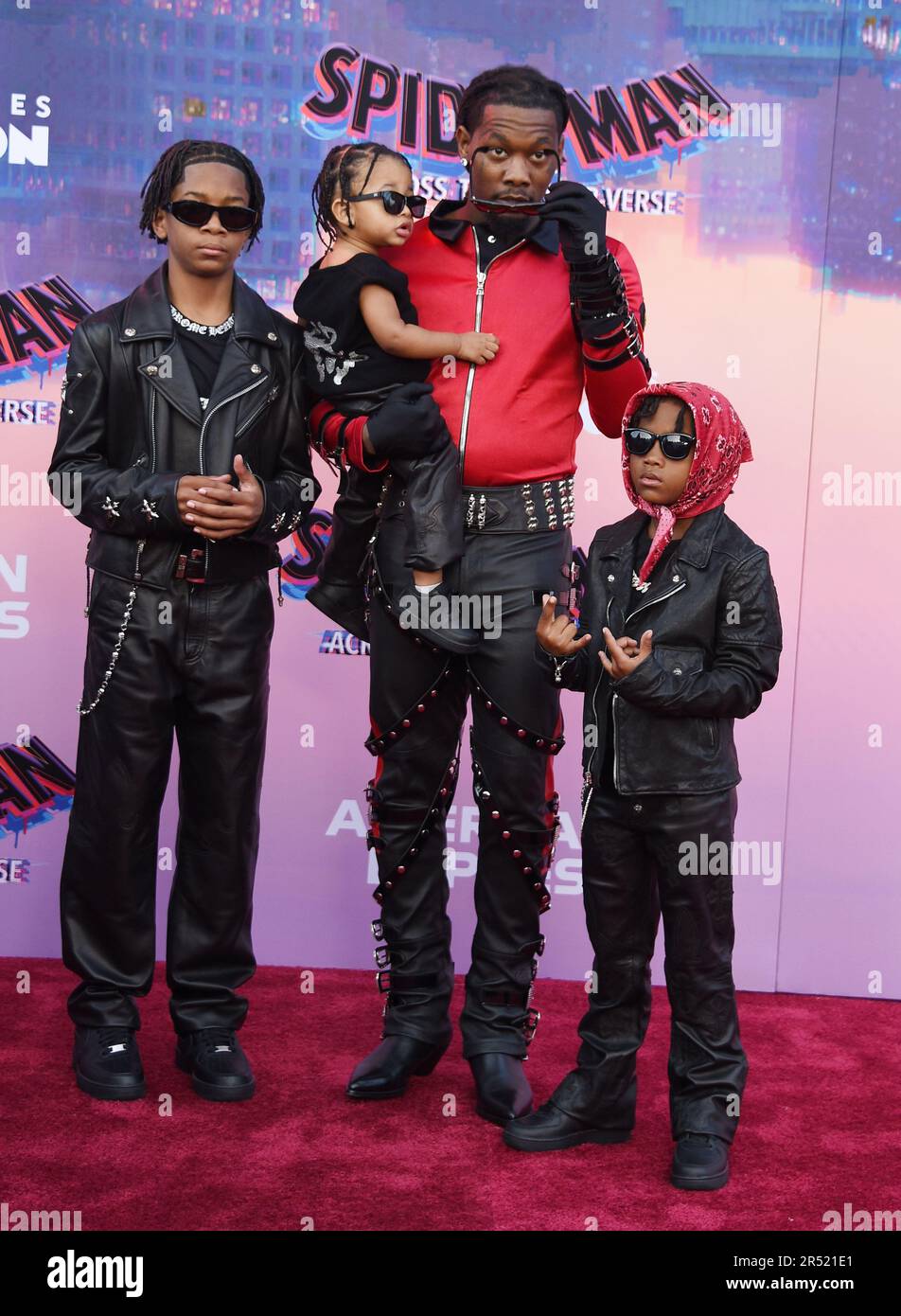 Los Angeles, USA. 30th May, 2023. Offset, Wave, Kody and Jordan ...