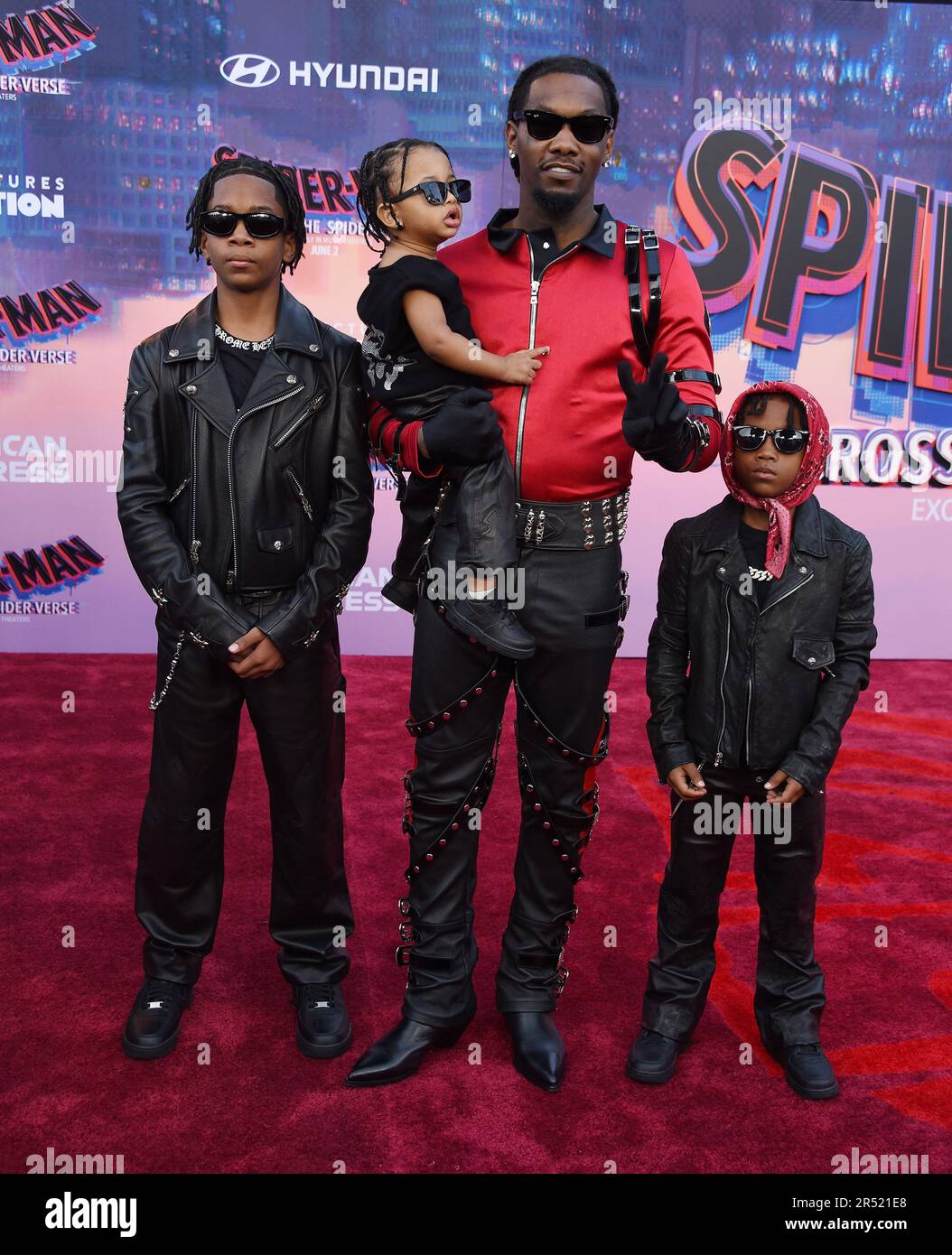 Los Angeles, USA. 30th May, 2023. Offset, Wave, Kody and Jordan ...