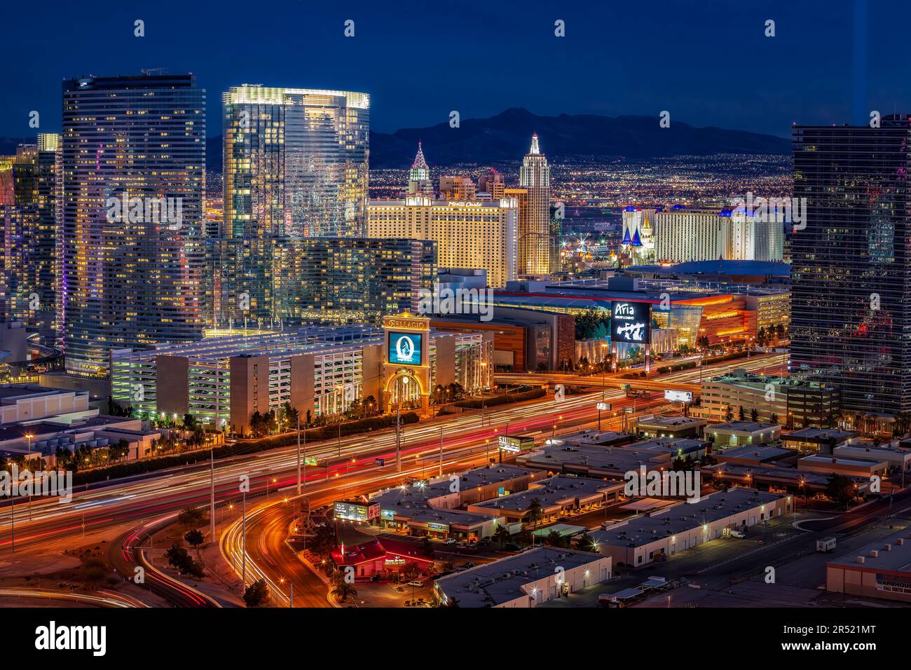 Aerial Map Of Vegas Strip