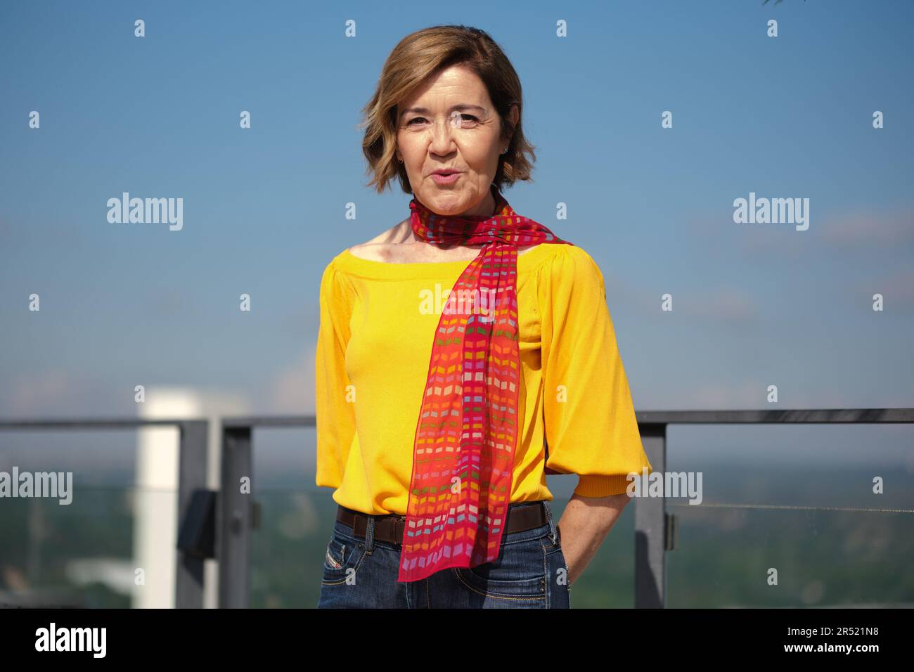 Madrid, Spain. 31st May, 2023. Maria Pujalte attends during the photocall for the new ...